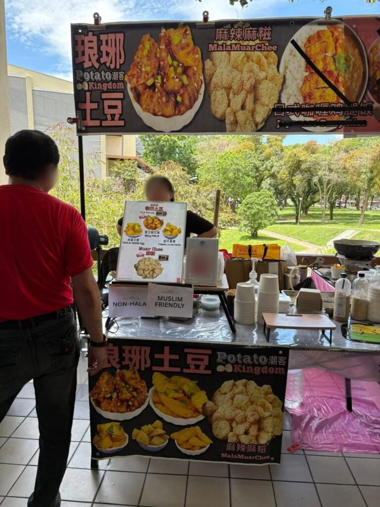 Confusion Arises Over Food Vendor Labels at Malaysian University